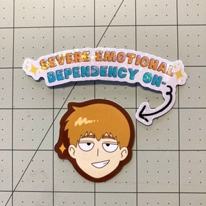 Severe Emotional Dependency on Holographic Star Vinyl Sticker - Etsy