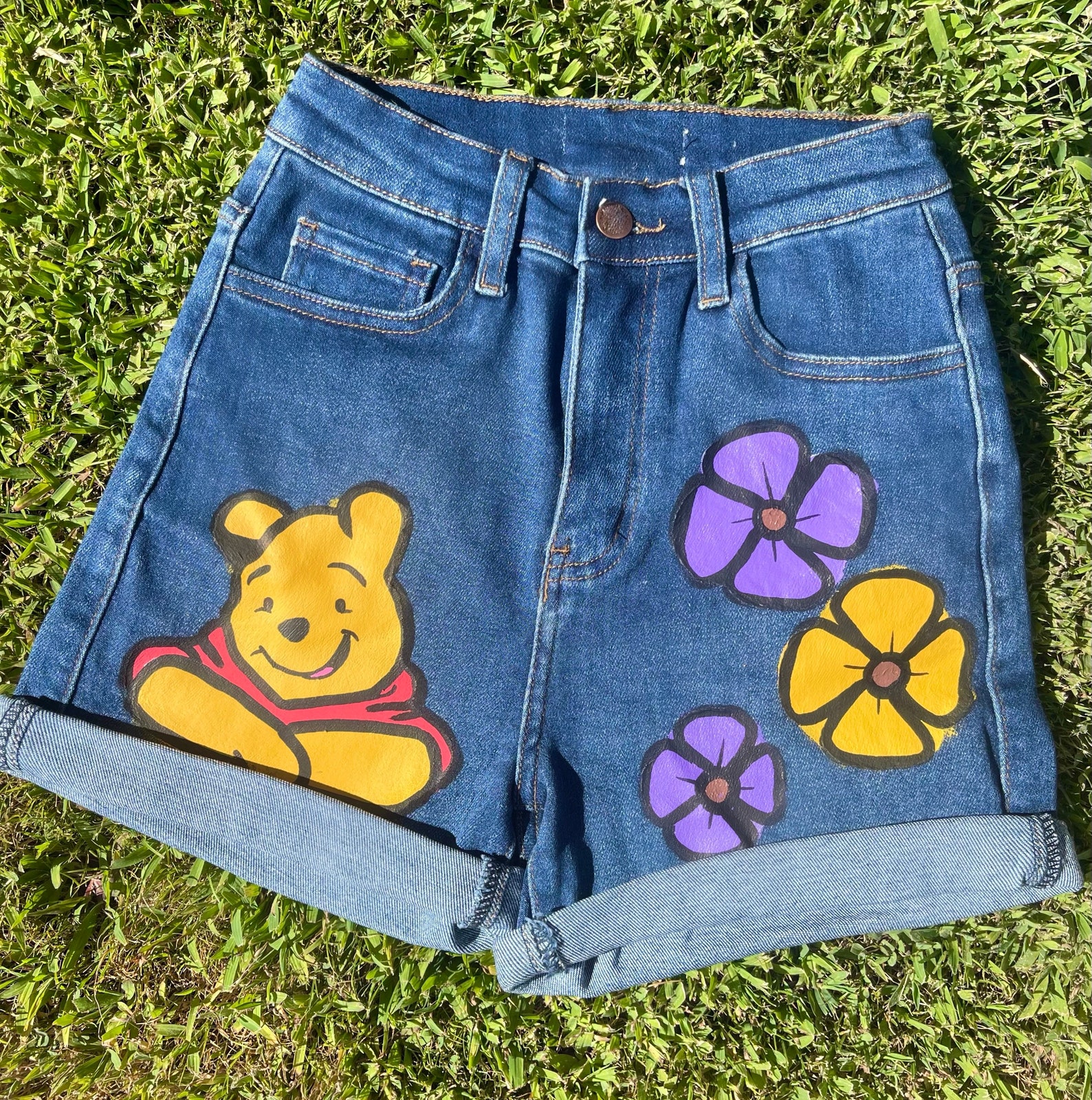 Winnie the Pooh shorts | Etsy