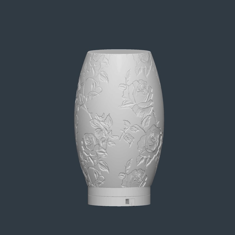 Rose Lamp Shade STL File – Digital 3d Printer File – No Supports - Etsy