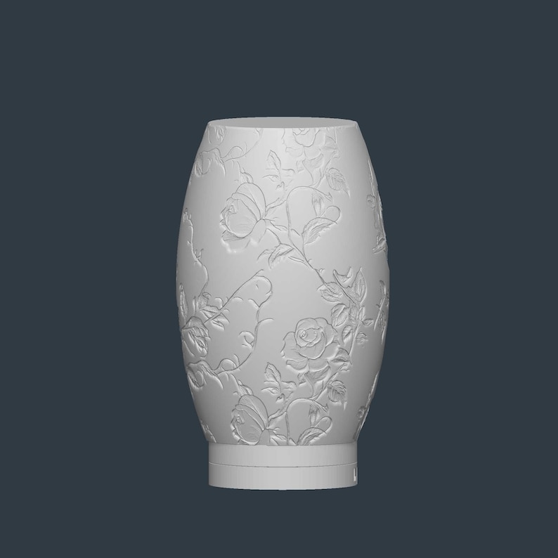 Rose Lamp Shade STL File – Digital 3d Printer File – No Supports - Etsy