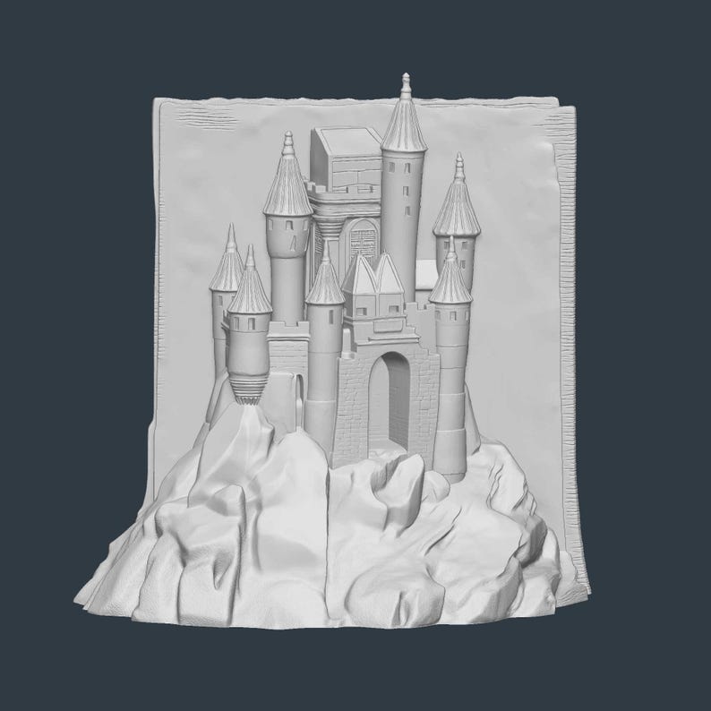 Castle Book End STL File – Digital 3d Printer File – No Supports - Etsy