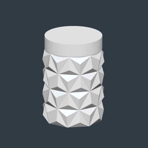 Set of 3 Storage Boxes With Screw Caps - 3D Printing STL File - Instant ...