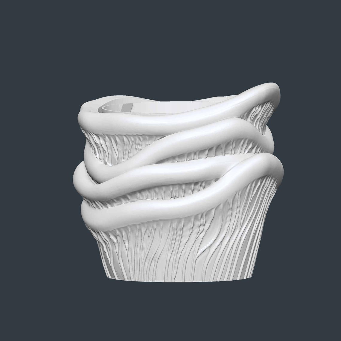 Mushroom Plant Pot STL File: 3D Printable Forest Decor Digital Download ...