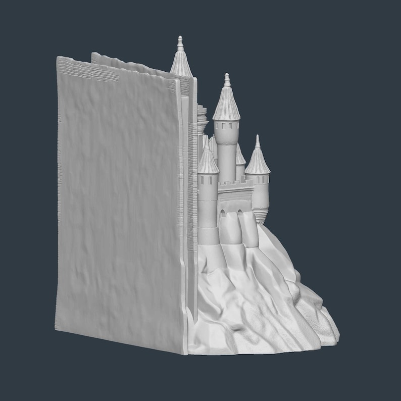 Castle Book End STL File – Digital 3d Printer File – No Supports - Etsy