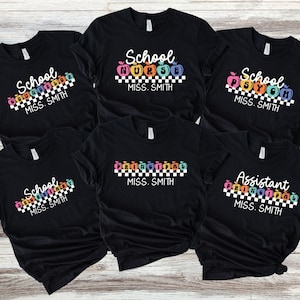 Personalized School Staff Shirt, Front Office Tshirt, School Secretary ...