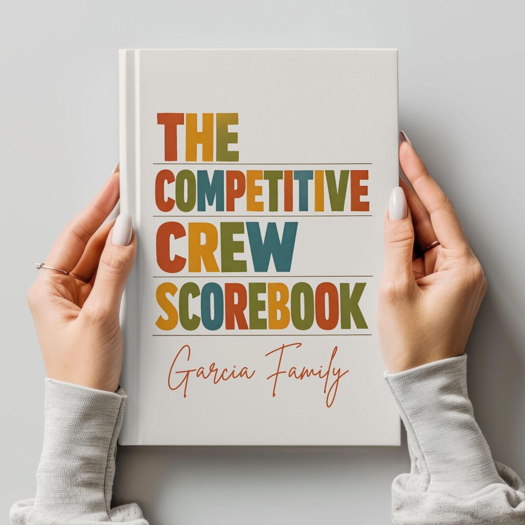 Personalized Family Game Night Score Book, Custom Game Night ...