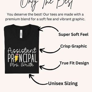 Custom Assistant Principal Shirt, Assistant Principal Tshirt Gift for ...