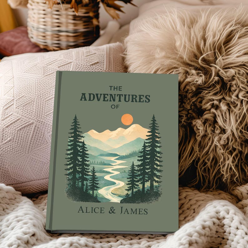 Personalized Adventure Journal, Custom Travel Notebook, Couples ...