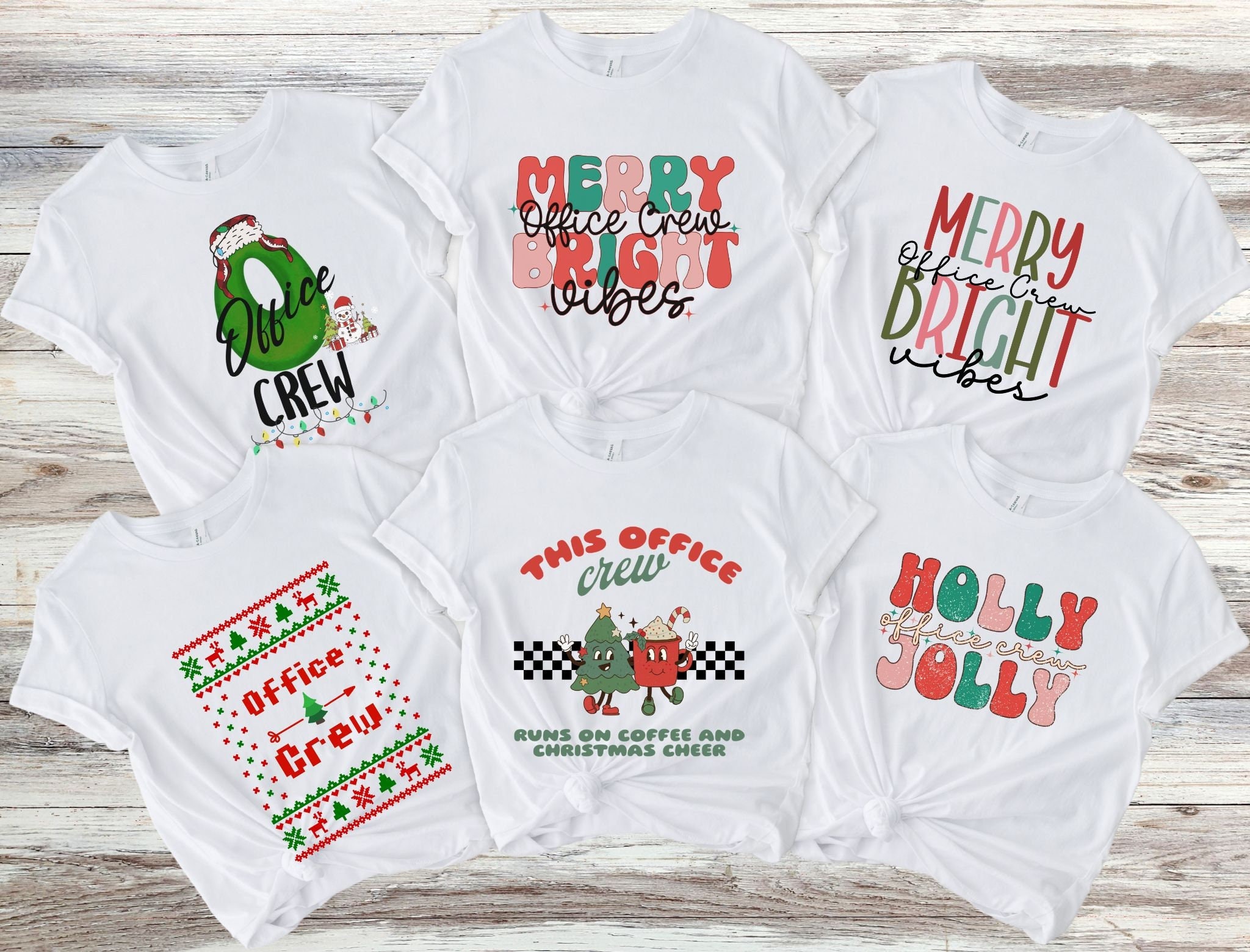 Christmas Office Crew Shirt, School Office Staff Tees, Gift for Office Squad, Chrismas Staff ...