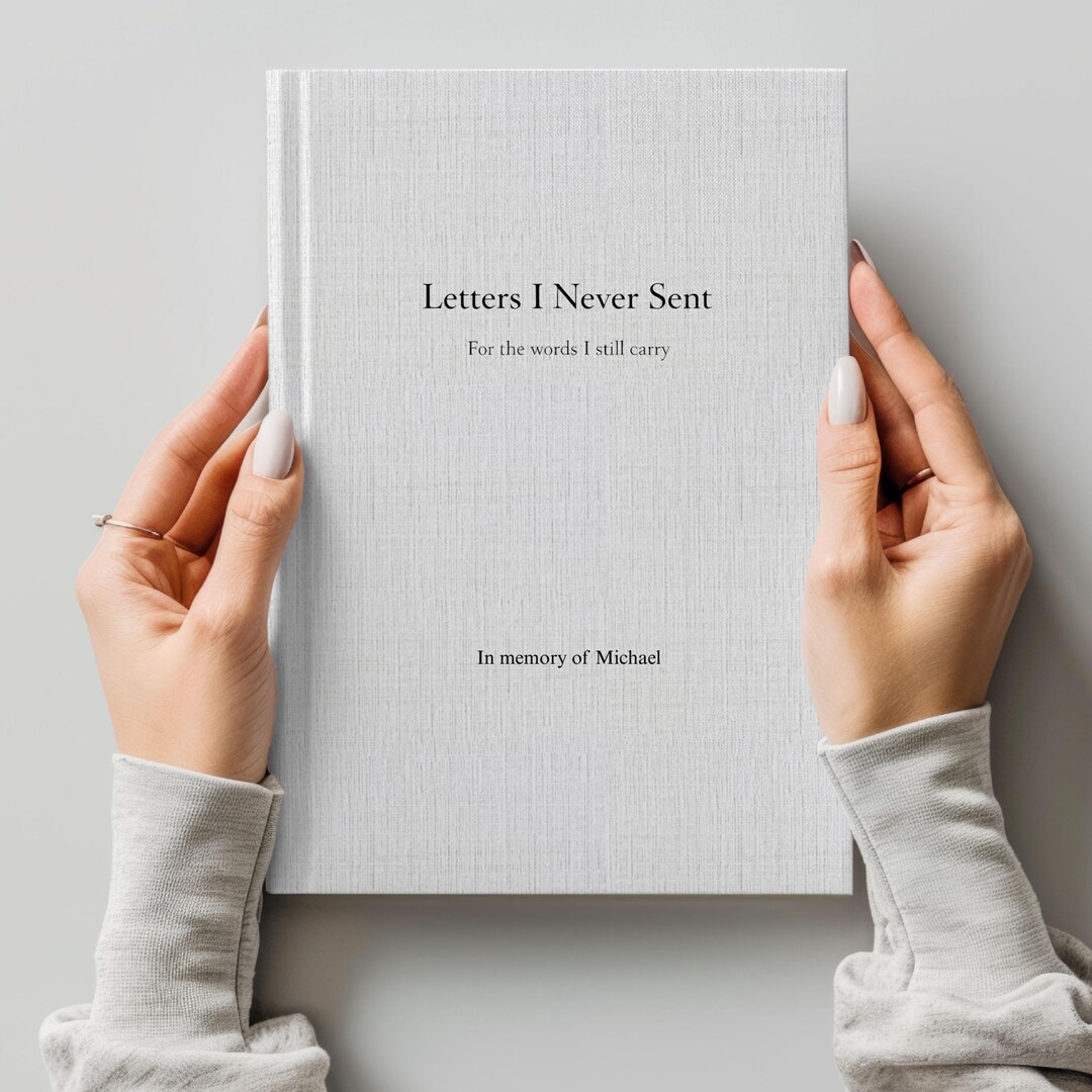 Letters I Never Sent Journal, Memorial Grief Notebook, Personalized ...