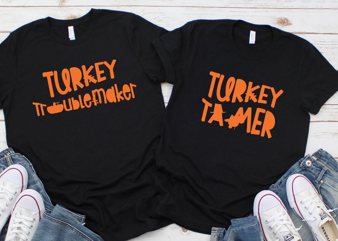 Couples Thanksgiving Shirts, Matching Thanksgiving Shirts, Funny ...