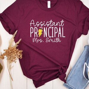 Custom Assistant Principal Shirt, Assistant Principal Tshirt Gift for ...