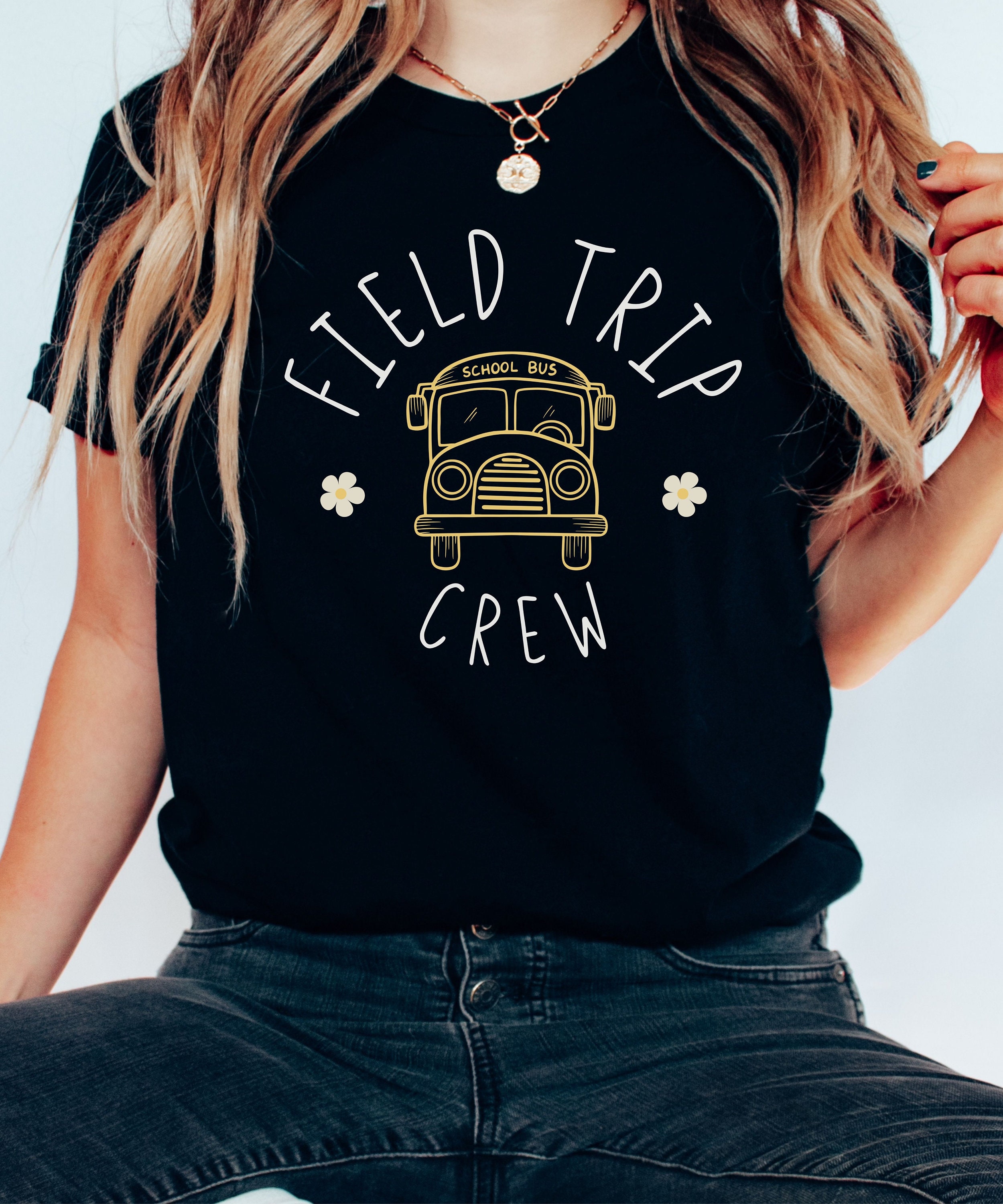 Field Trip Crew Shirt, Field Day 2024 Teacher Shirt, School Bus Tee ...