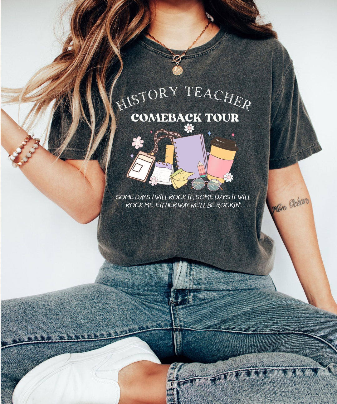 Comfort Colors® History Teacher Comeback Tour Shirt, Funny History ...