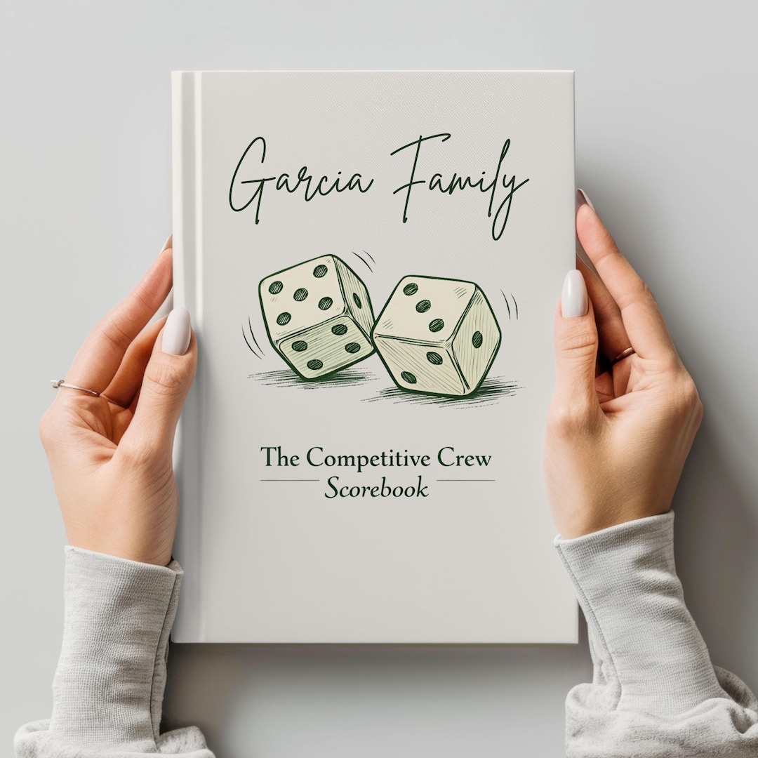 Personalized Family Game Night Score Book, Custom Game Night ...