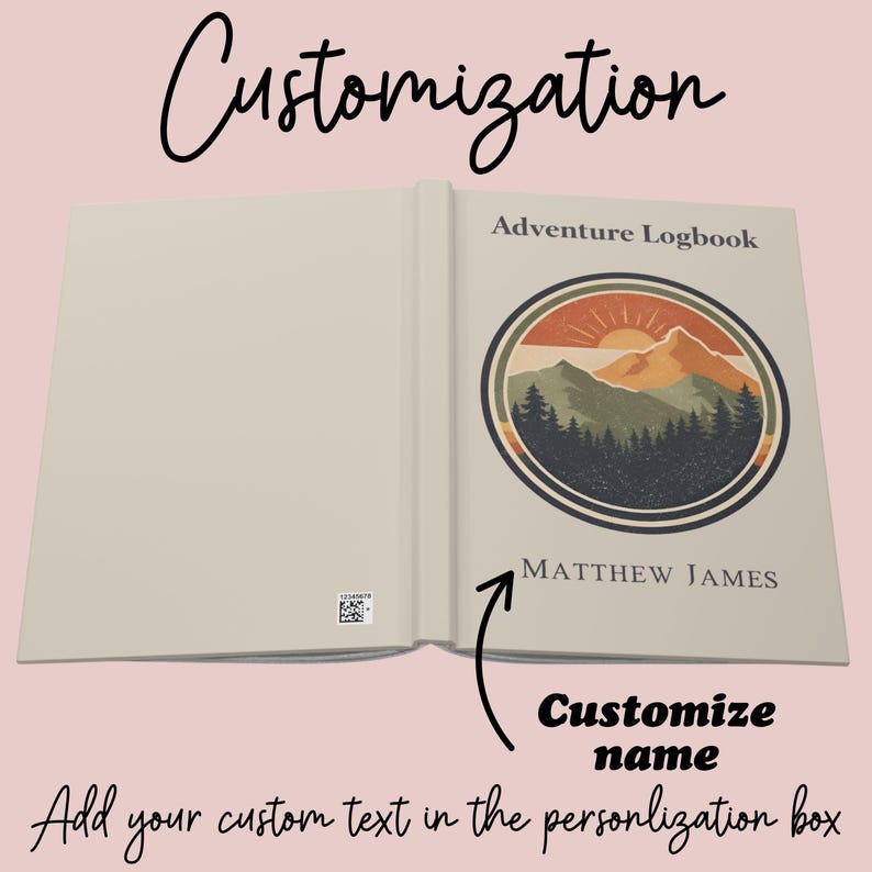 Personalized Adventure Logbook, Custom Travel Journal, Adventure ...