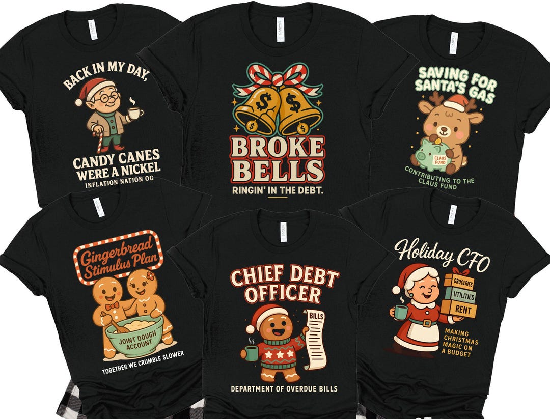 Funny Inflation Matching Family Christmas Pajama Shirts, Family ...