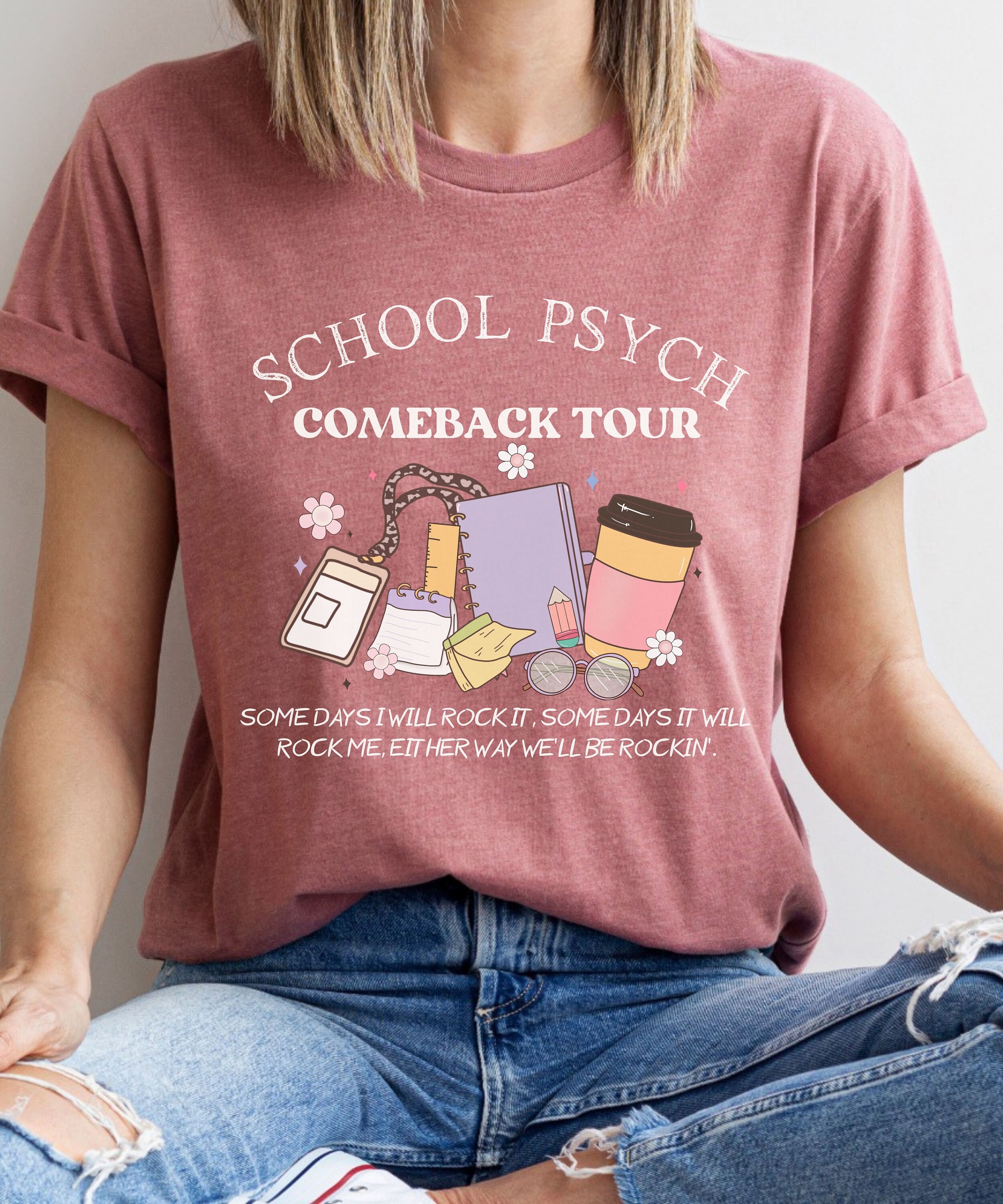 School Psychologist Comeback Tour Shirt, Back to School Tshirt, School ...
