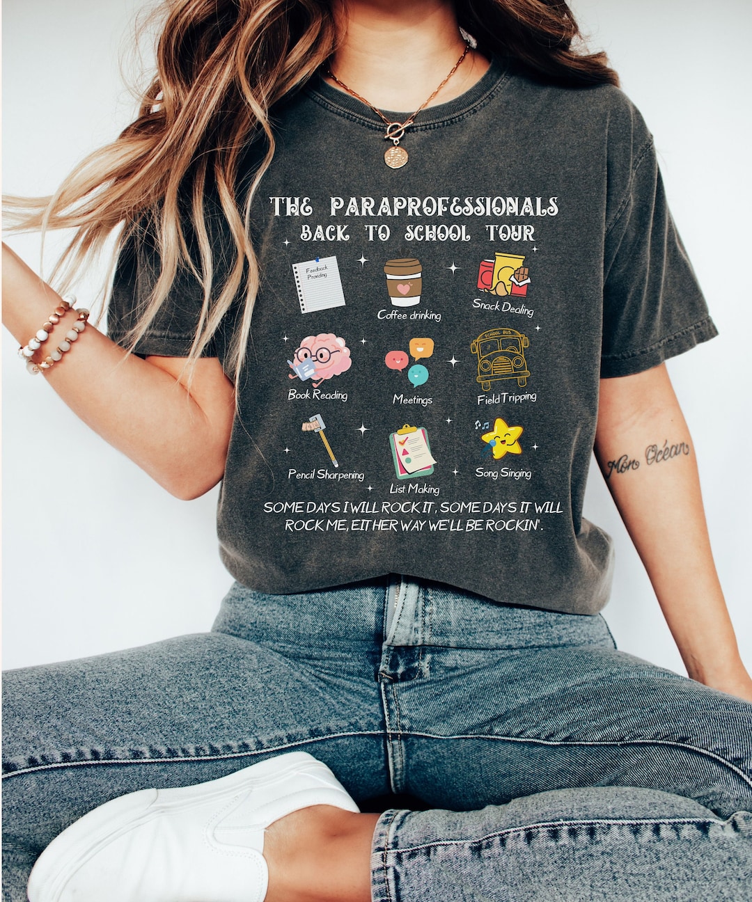 Comfort Colors® the Paraprofessional Back to School Tour Shirt ...