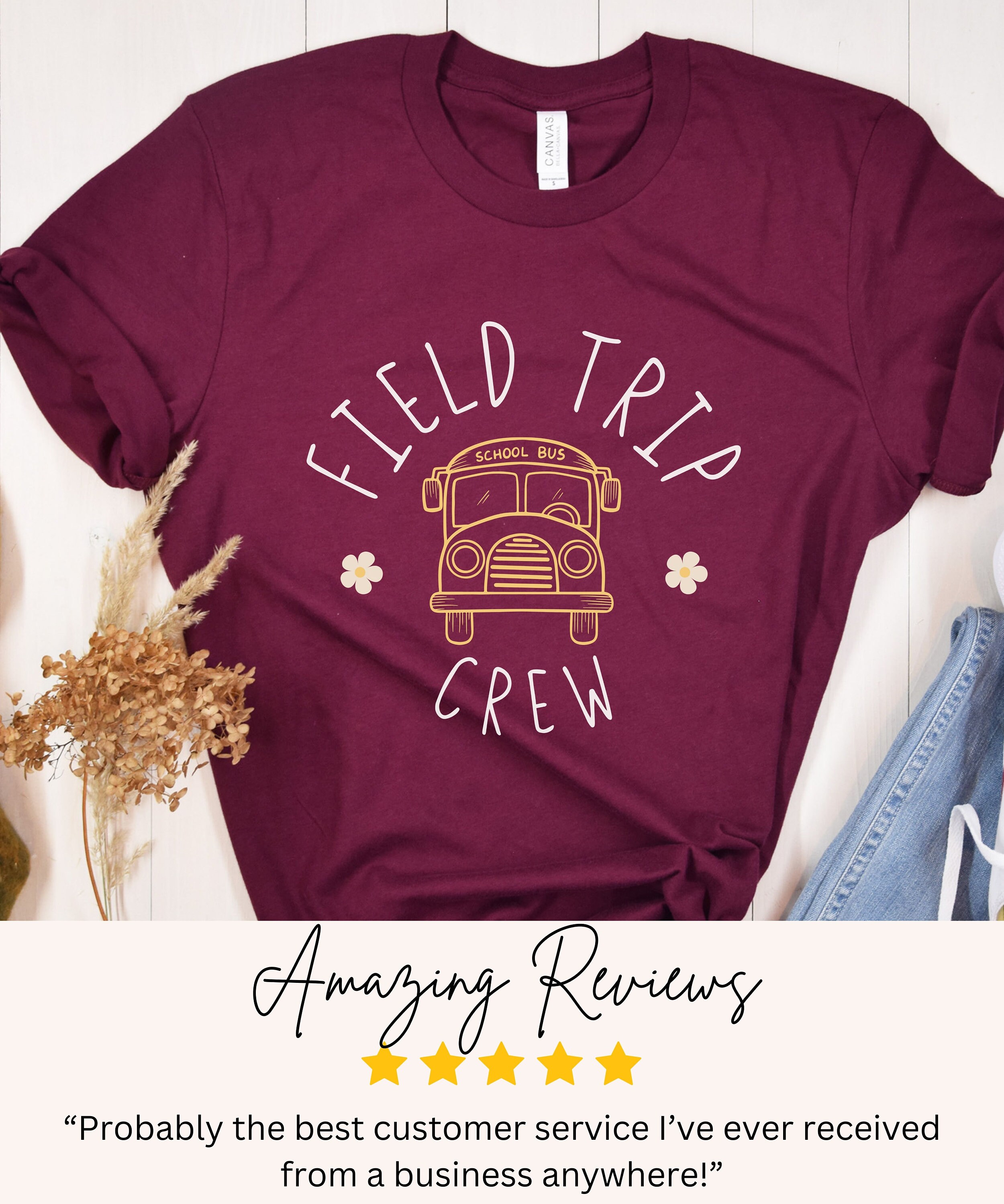 Field Trip Crew Shirt, Field Day 2024 Teacher Shirt, School Bus Tee ...