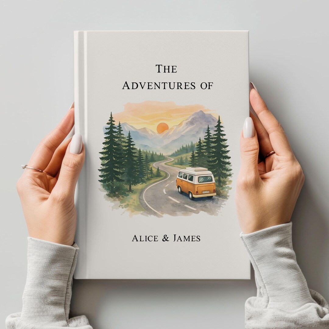 Personalized Adventure Journal, Custom Travel Notebook, Couples ...