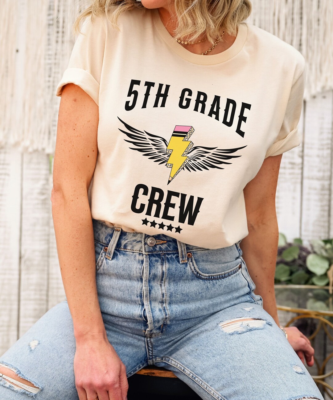 5th Grade Crew Shirt, Fifth Grade Teacher Shirt, 5th Grade Teacher ...
