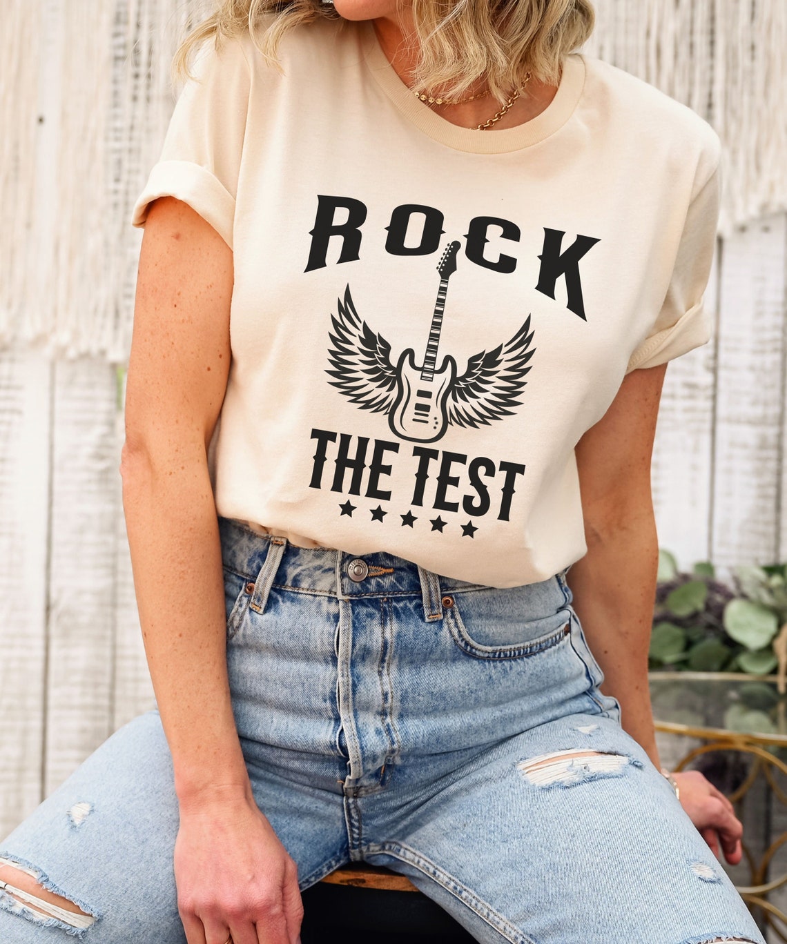 Rock the Test Shirt Teacher Testing Funny Teacher Tee State - Etsy