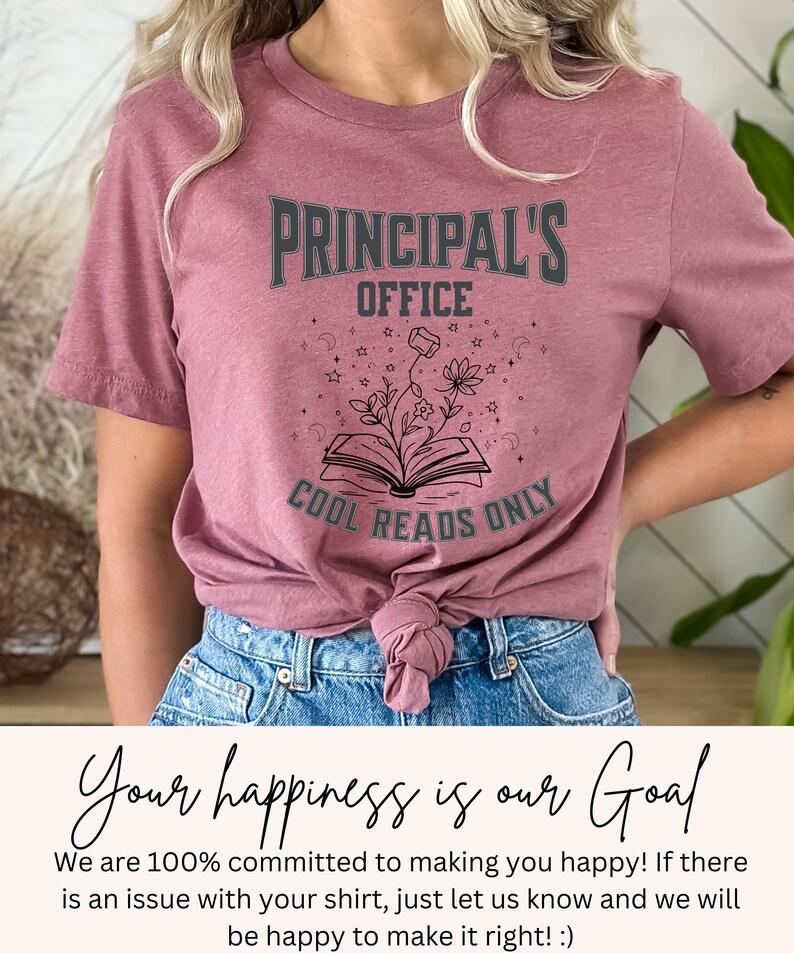 Principal's Office Shirt, Book Lover Gift for Principal, Principal T ...