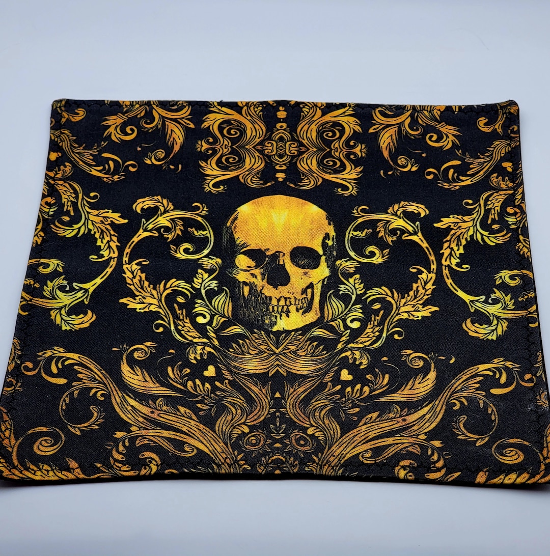 Optical Grade Golden Skull Hanks Handkerchief Microfiber Cloth EDC - Etsy