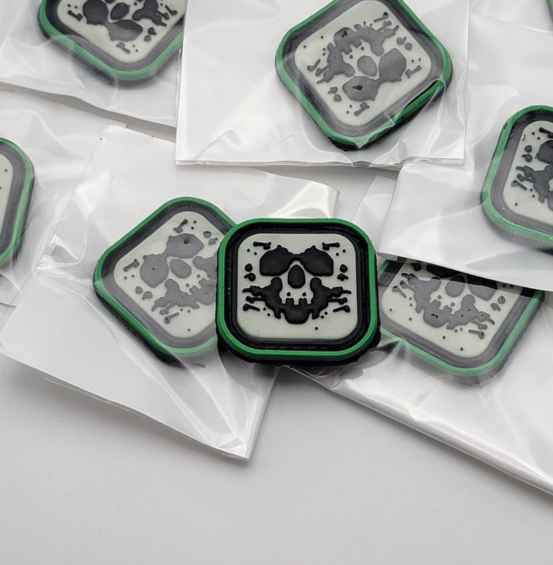 Glow Inkblot Skull Ranger Eye RE PVC Patch EDC - Etsy