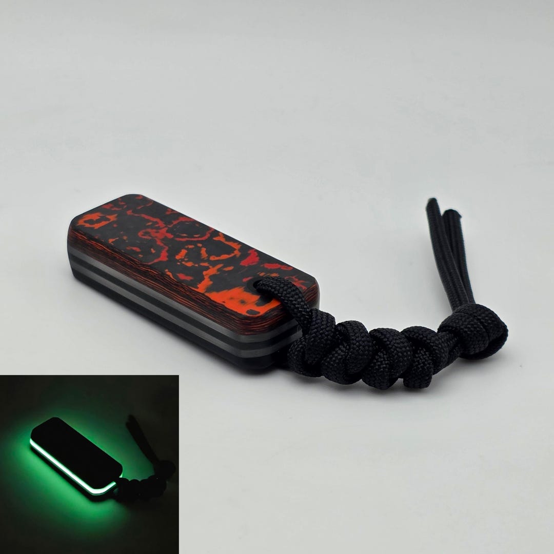 New!! Mars Valley Fat Carbon Glow Worry Stick Pocket Fidget Worry Stone ...