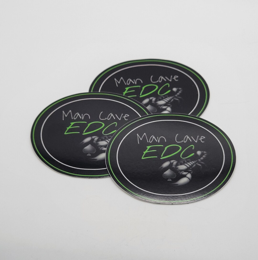 Man Cave EDC Decal Slaps Sticker EDC - Etsy
