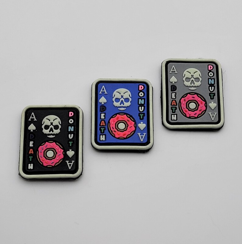 Glow Sprinkles Death Donut Card Ranger Eye RE PVC Patch EDC - Etsy