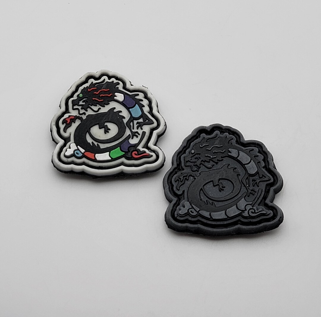 Glow Graffiti Dragon Ranger Eye RE PVC Patch EDC - Etsy