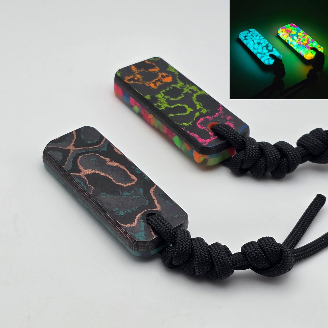 New!! 80s Camo Shipwreck Camo Glow Rock Worry Sticks Pocket Fidget ...