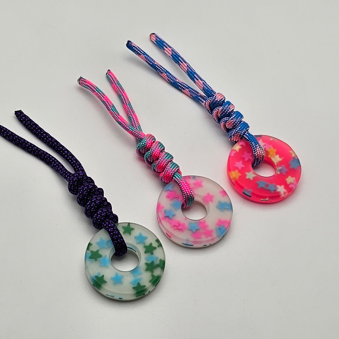 New!! Glow Star Sprinkles Micro Donut Coin Pocket Fidget EDC - Etsy