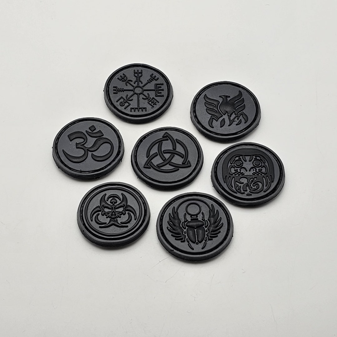 Tactical Blackout V5 Symbols Ranger Eye RE PVC Patch EDC - Etsy