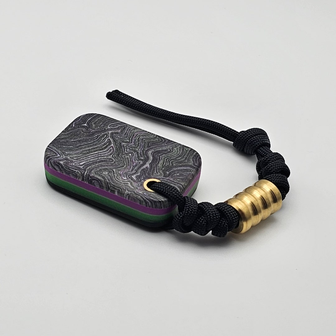 Glow Joker Inspired Topo Crazy Fiber Micarta Soap Bar Worry Stone ...