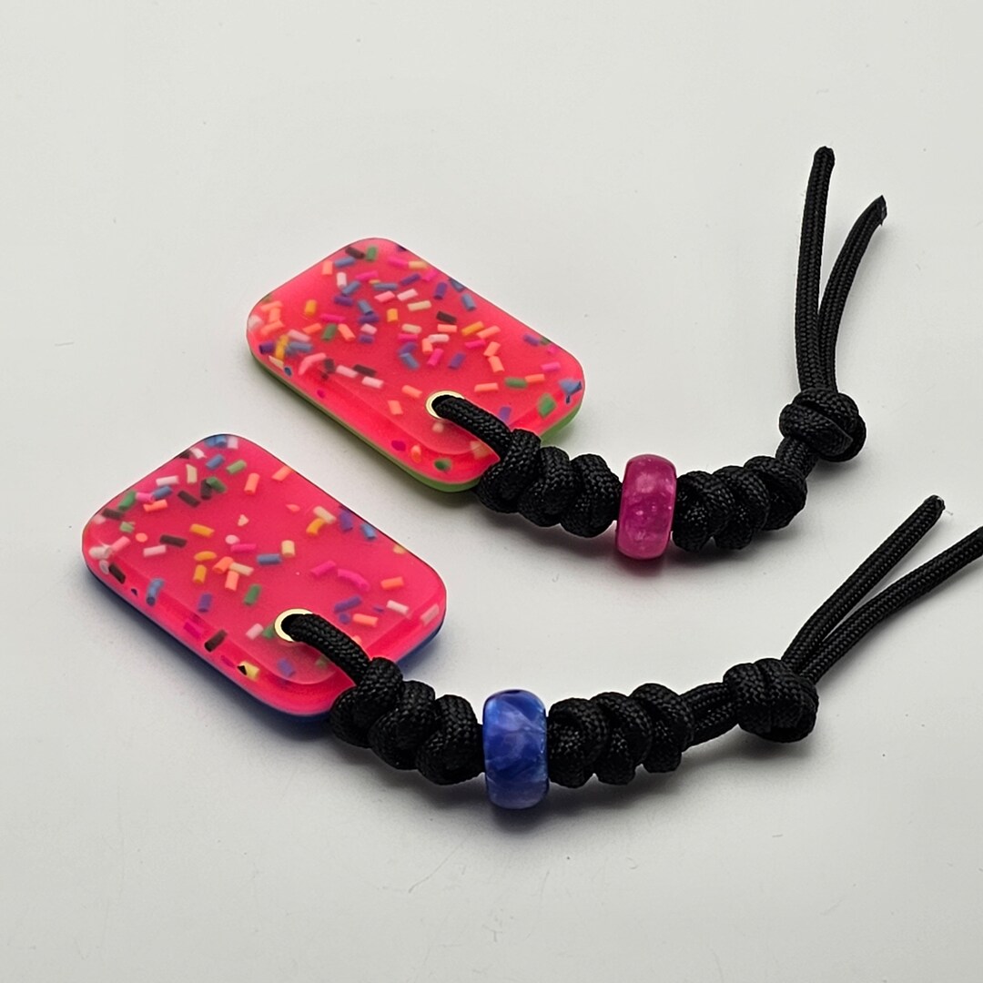 Glow Donut Sprinkles Worry Stone Pocket Fidget EDC - Etsy