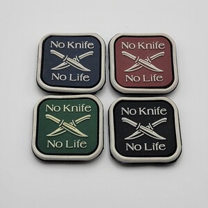 Glow No Knife No Life V2 Ranger Eye RE Patch EDC - Etsy