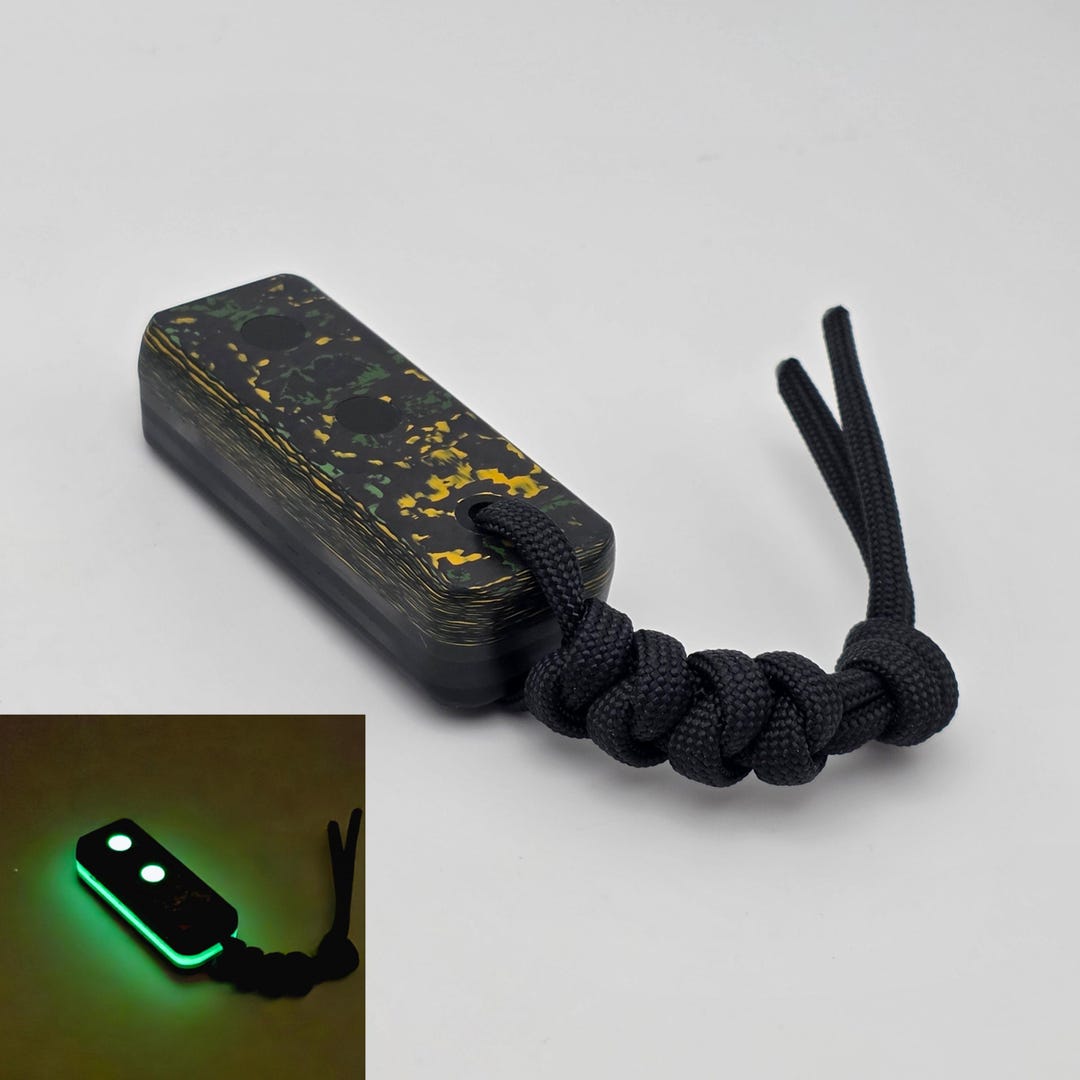 New!! Toxic Storm Fat Carbon Glow Double Clear Worry Stick Pocket ...