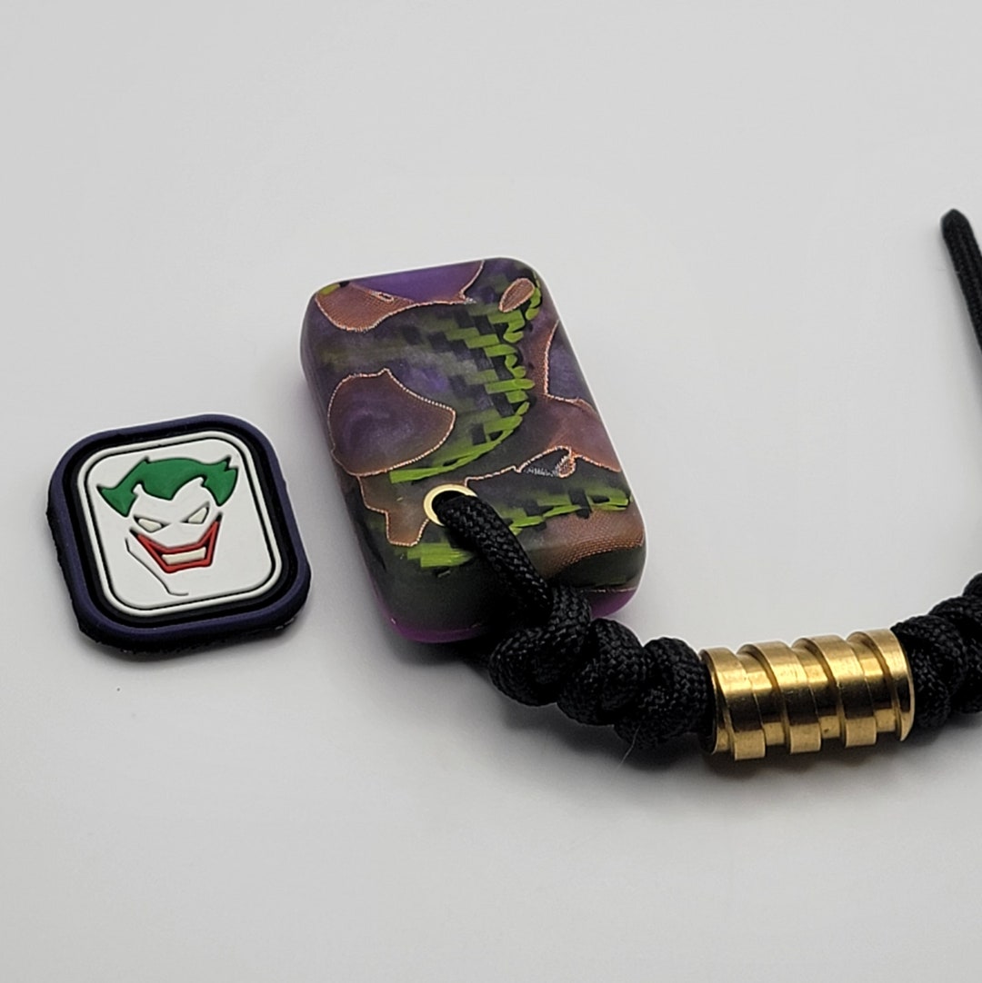 Glow Joker J Hue Customs Soap Bar Worry Stone Pocket Fidget EDC - Etsy