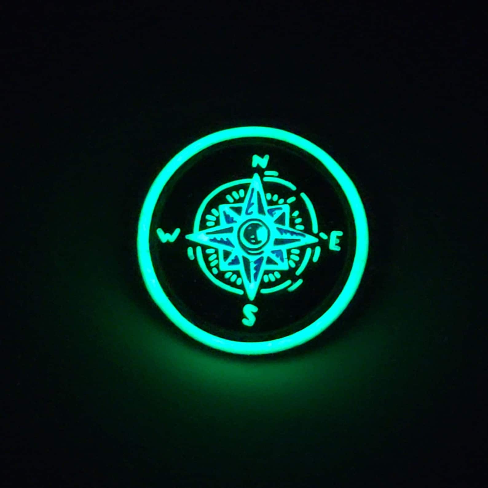 Glow Compass Ranger Eye RE PVC Patch EDC - Etsy