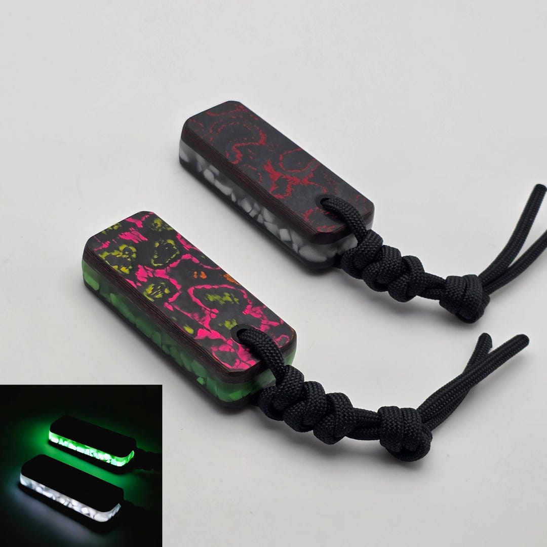 New!! Camo Carbon Space Glow Rocks Worry Sticks Pocket Fidget Worry ...