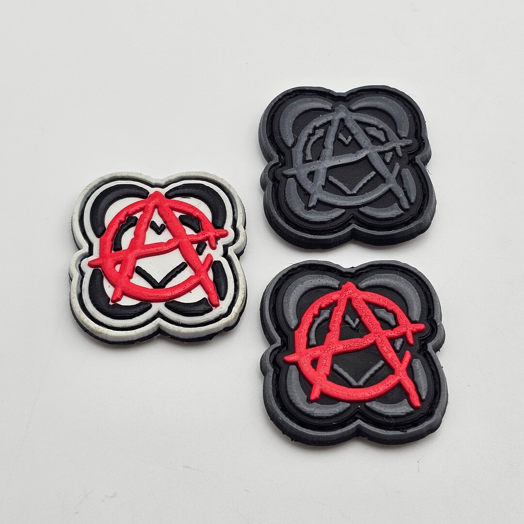 New Glow Anarchy Heart Ranger Eye RE PVC Patch EDC - Etsy
