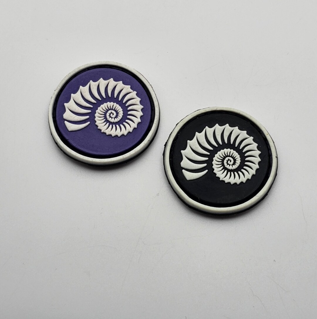 Glow Fibonacci Spiral Shell Ranger Eye RE PVC Patch EDC - Etsy