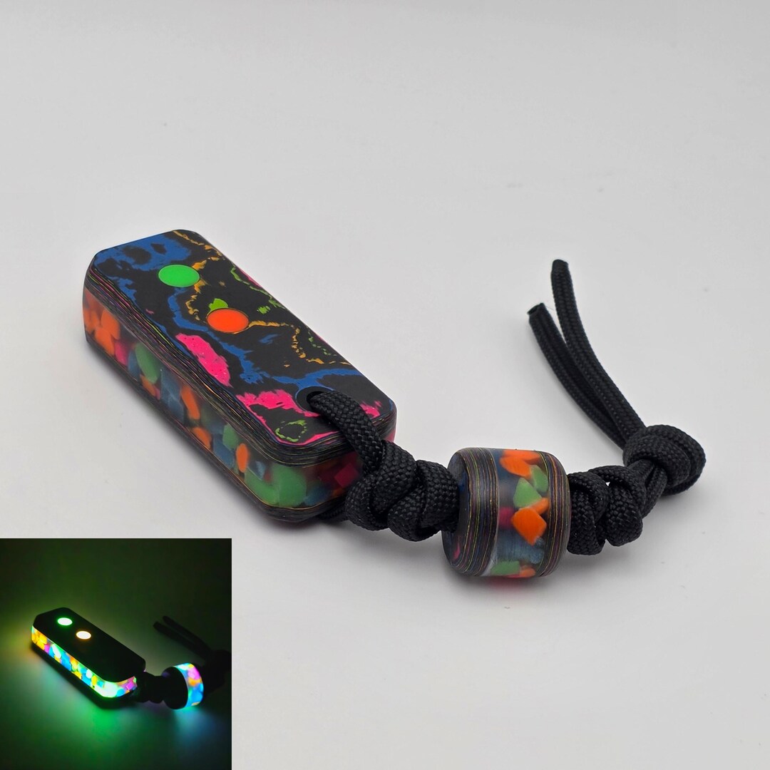 New!! Double-sided 80s Camo Carbon Retro Glow Rocks Double Glow Pins ...