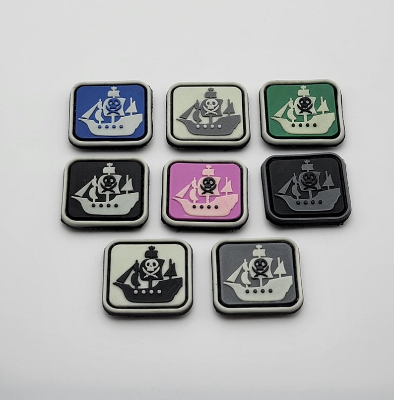 Glow Pirate Ship Ranger Eye RE PVC Patch EDC - Etsy