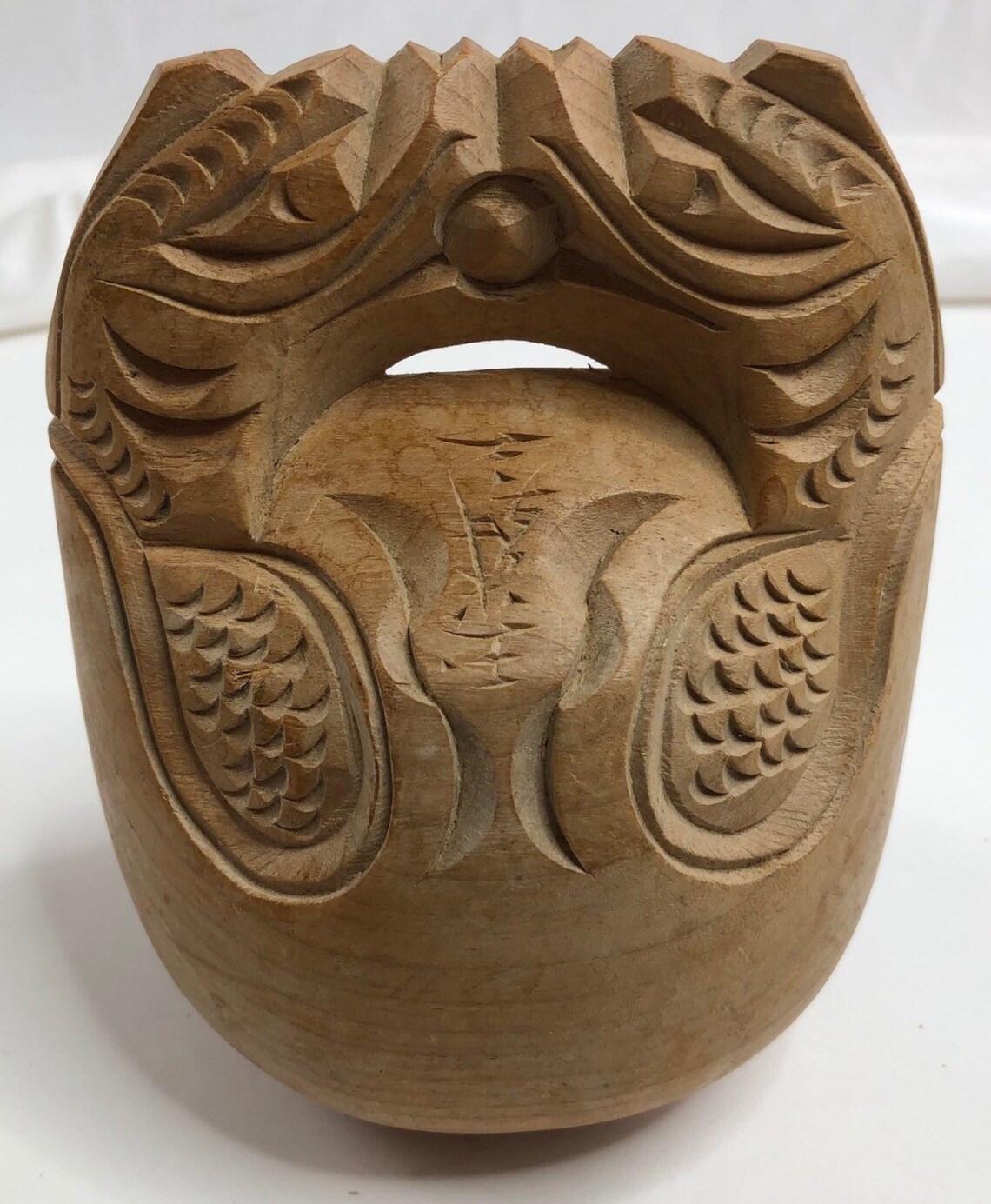 Mokugyo/ Wooden Fish Drum/ Antique Japanese Buddhist Carved | Etsy