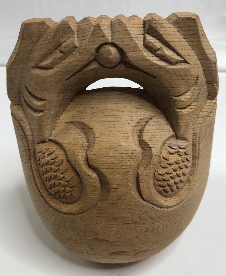 Mokugyo/ Wooden Fish Drum/ Antique Japanese Buddhist Carved | Etsy